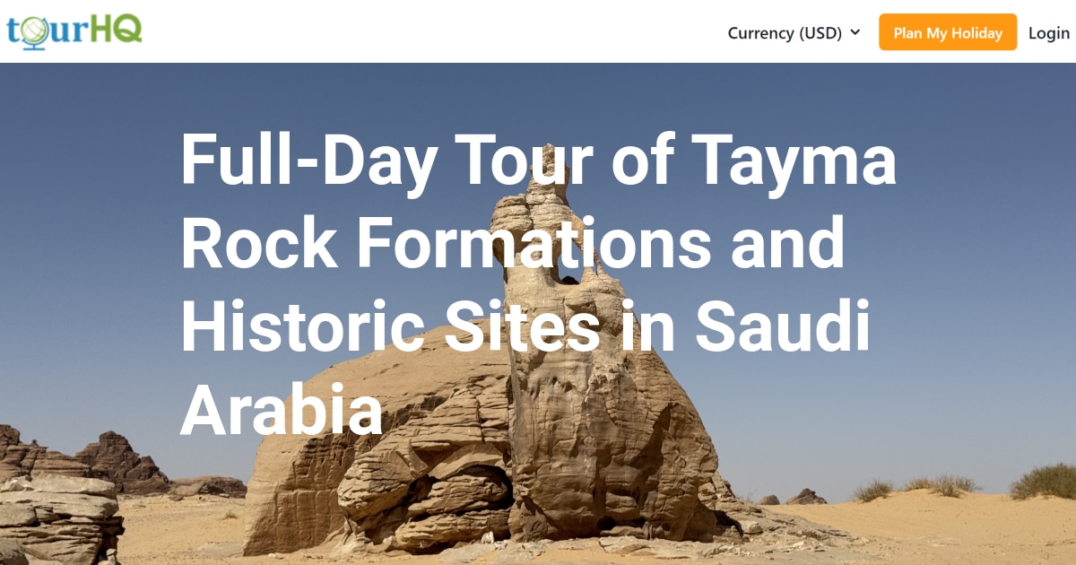 Full-Day Tour of Tayma Rock Formations and Historic Sites in Saudi Arabia