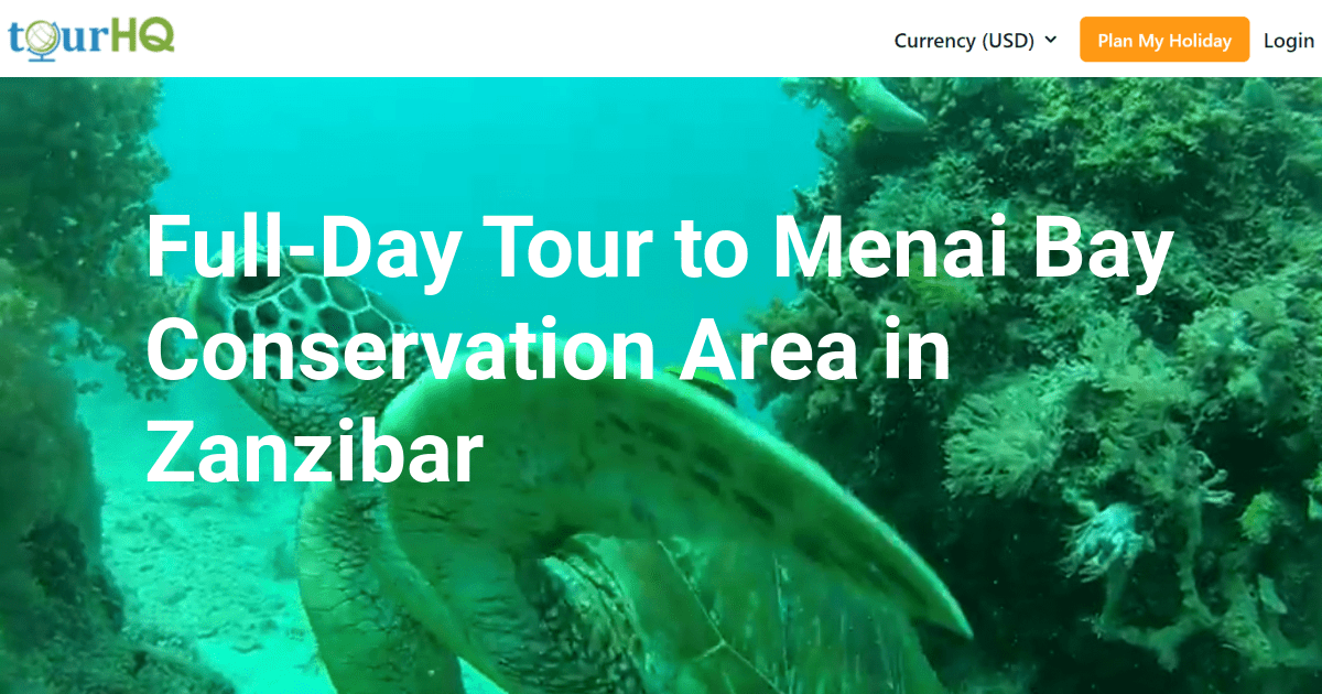 Full-Day Tour to Menai Bay Conservation Area in Zanzibar