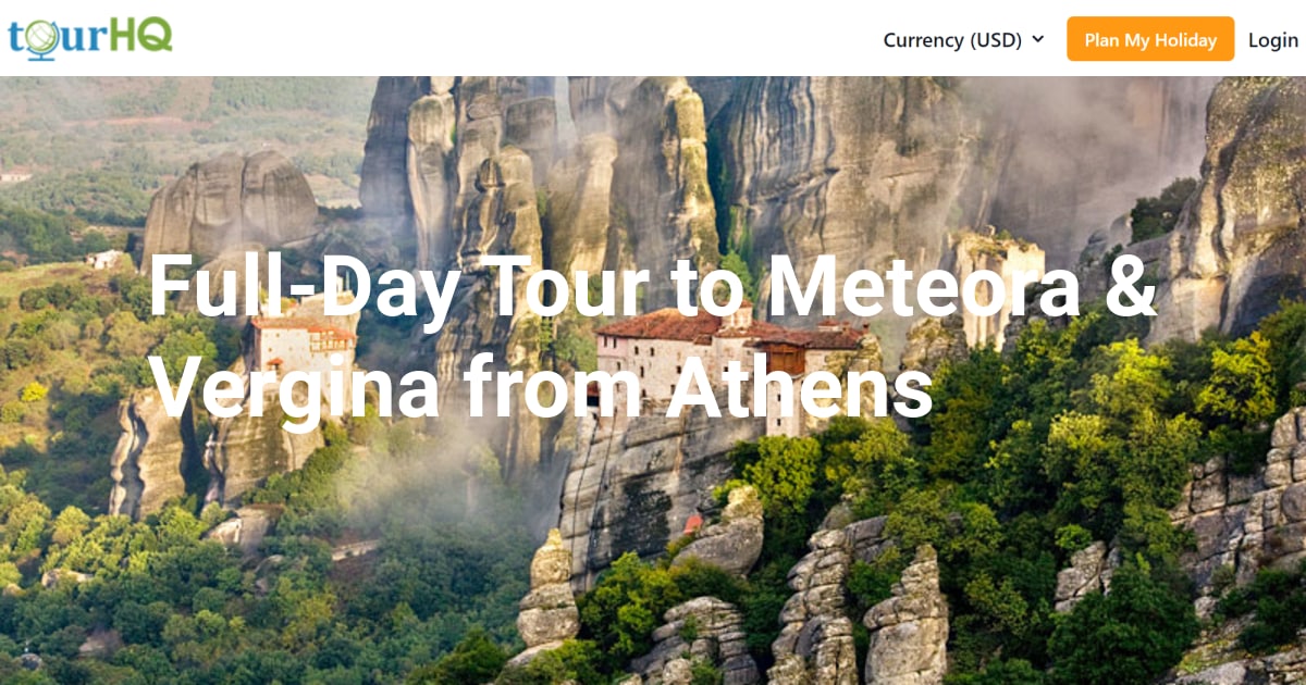 Full-Day Tour to Meteora & Vergina from Athens