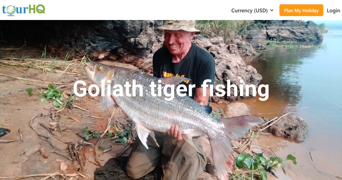 Goliath tiger fishing