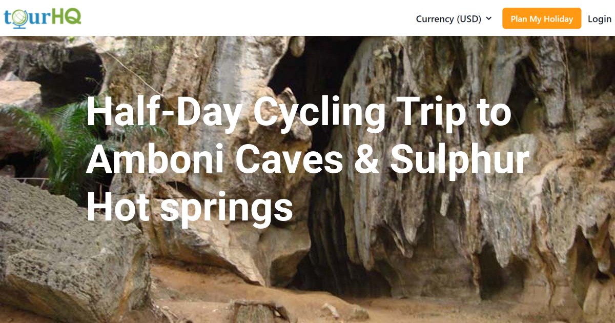 Half-Day Cycling Trip to Amboni Caves & Sulphur Hot springs