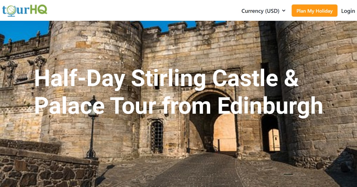 Half-Day Stirling Castle & Palace Tour from Edinburgh