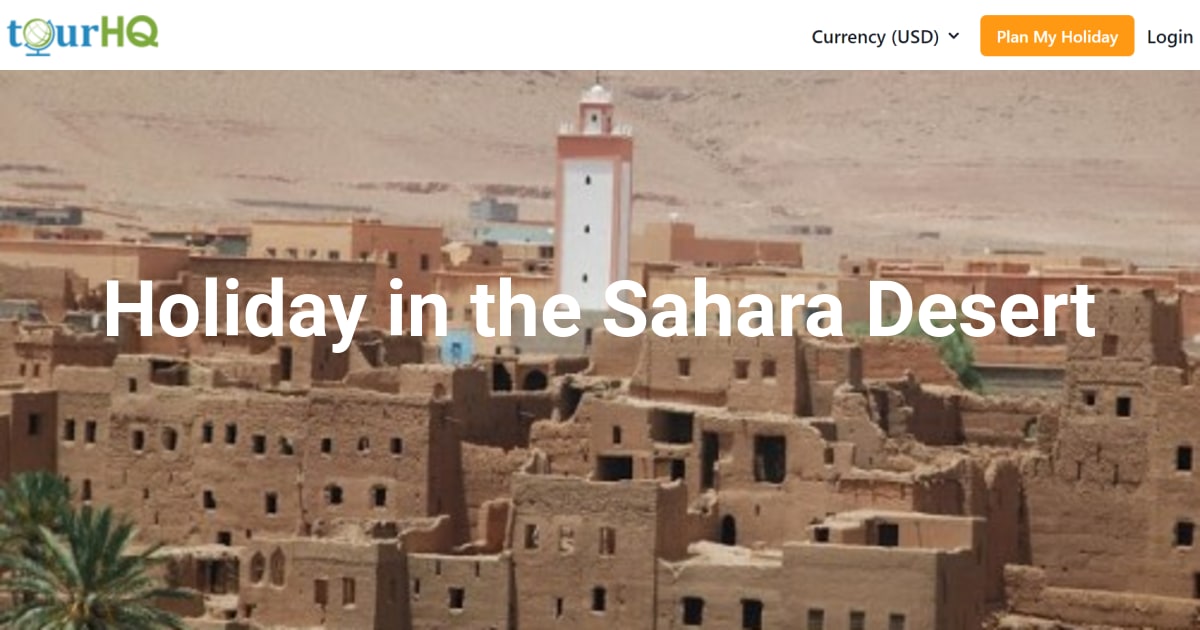 Holiday in the Sahara Desert