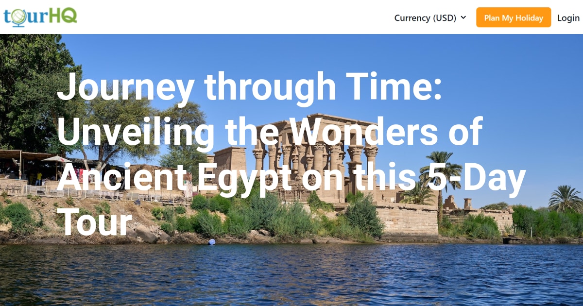 Journey through Time: Unveiling the Wonders of Ancient Egypt on this 5 ...