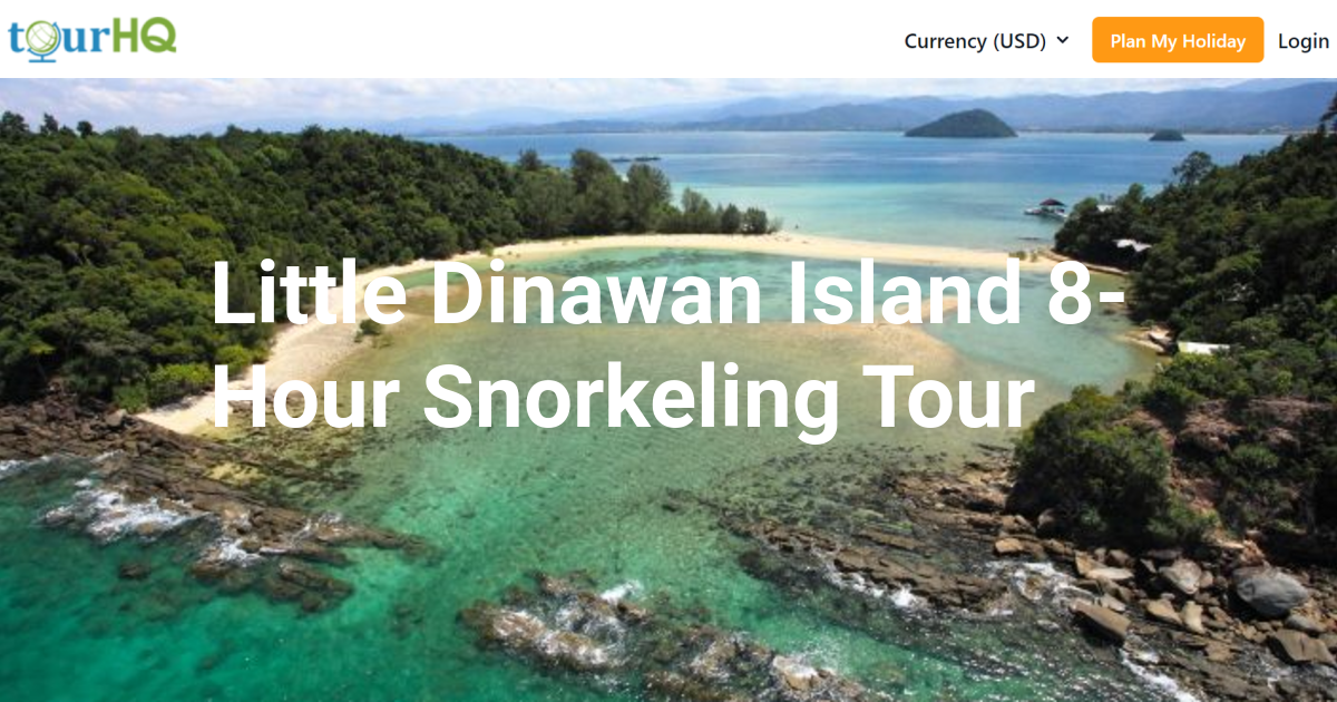Little Dinawan Island 8-Hour Snorkeling Tour