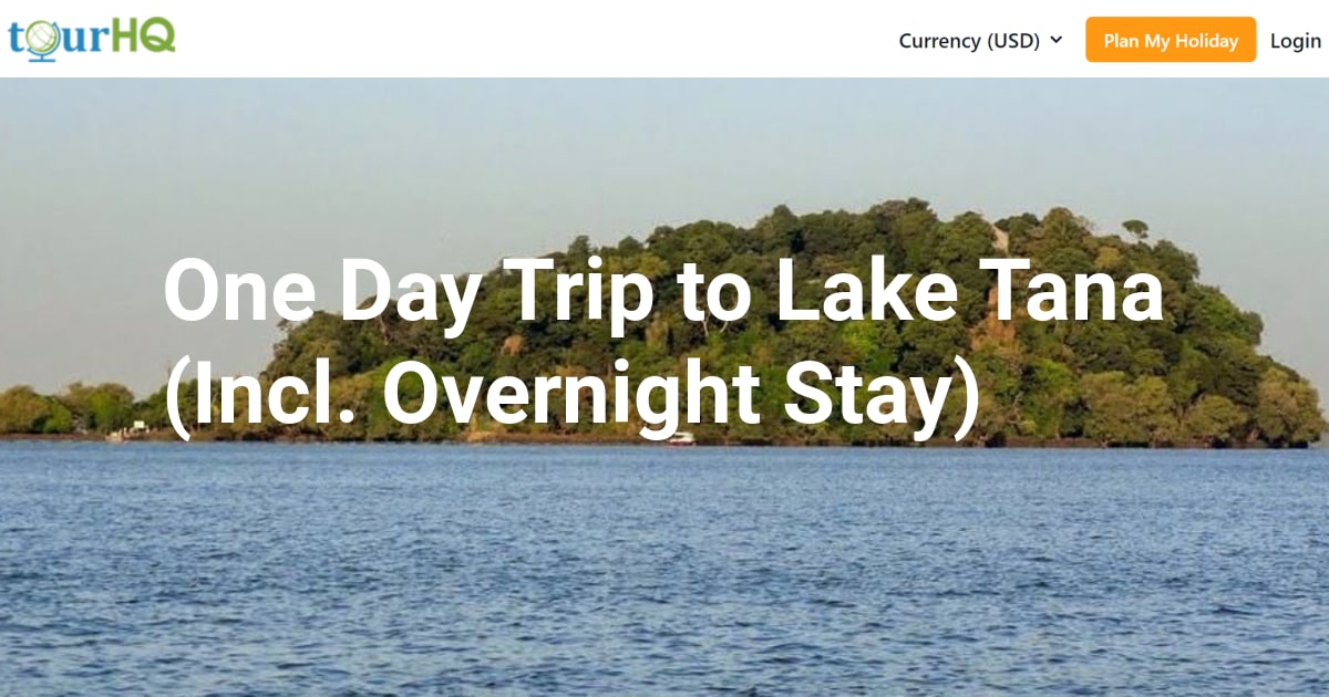 One Day Trip to Lake Tana (Incl. Overnight Stay)