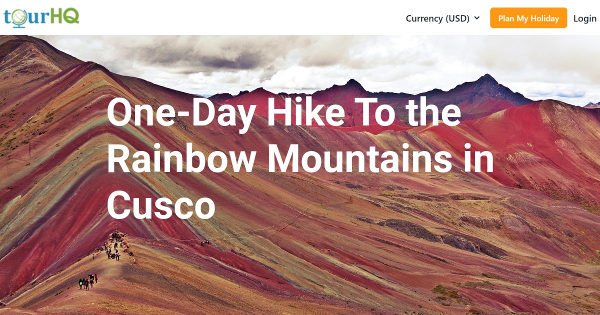 One-Day Hike To the Rainbow Mountains in Cusco