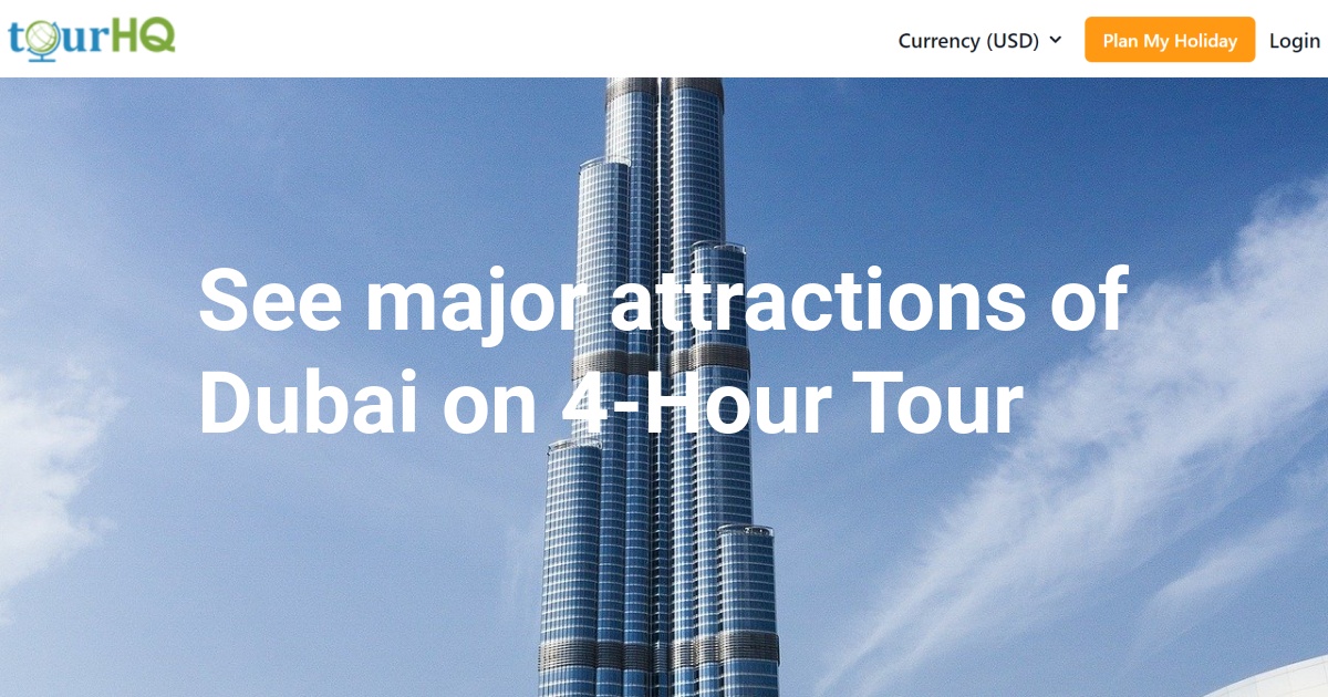 See major attractions of Dubai on 4-Hour Tour