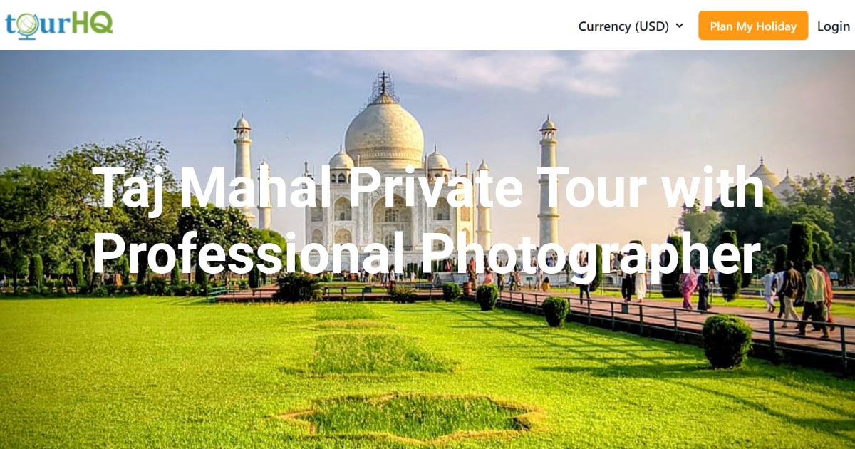Taj Mahal Private Tour with Professional Photographer
