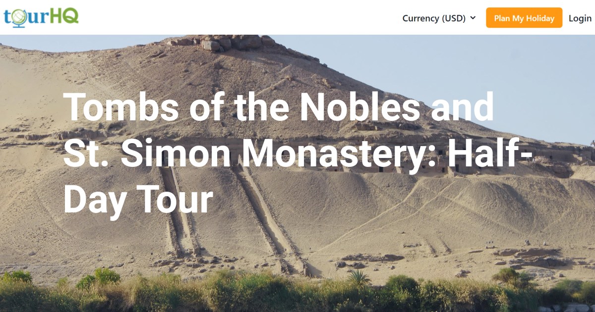 Tombs of the Nobles and St. Simon Monastery: Half-Day Tour