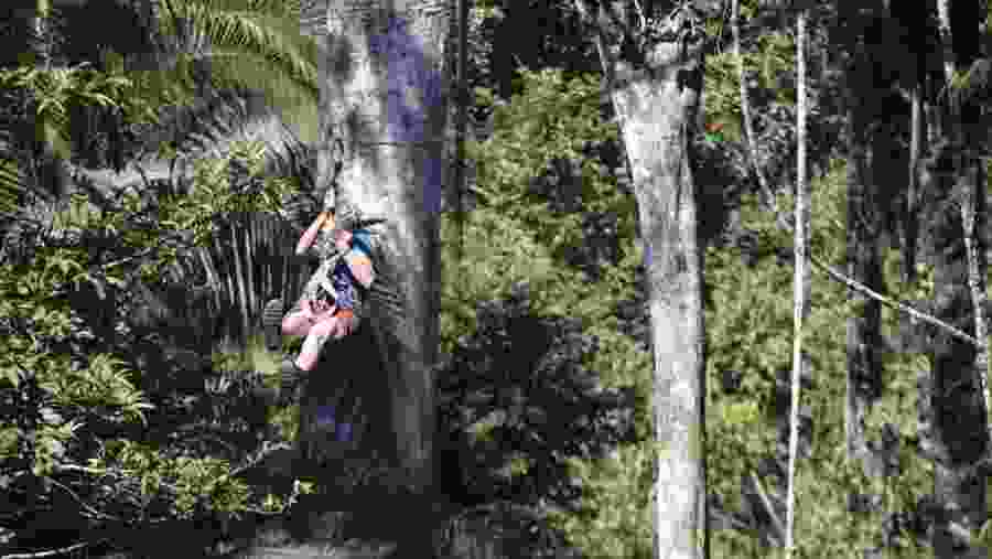 8-Hour Adventure in the Jungle with zip line, canopy and kayak ...