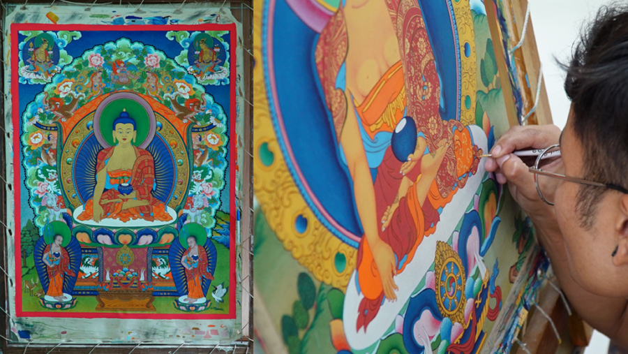 Half-Day Thangka Painting Workshop in Kathmandu