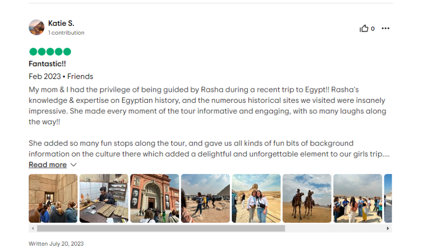 Rasha Hamid Private Tour Guide in Cairo, Egypt – tourHQ