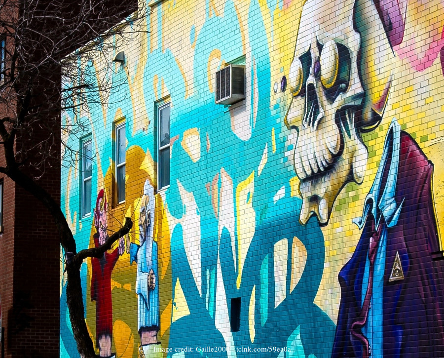 Scan & Axe Mural, Montreal