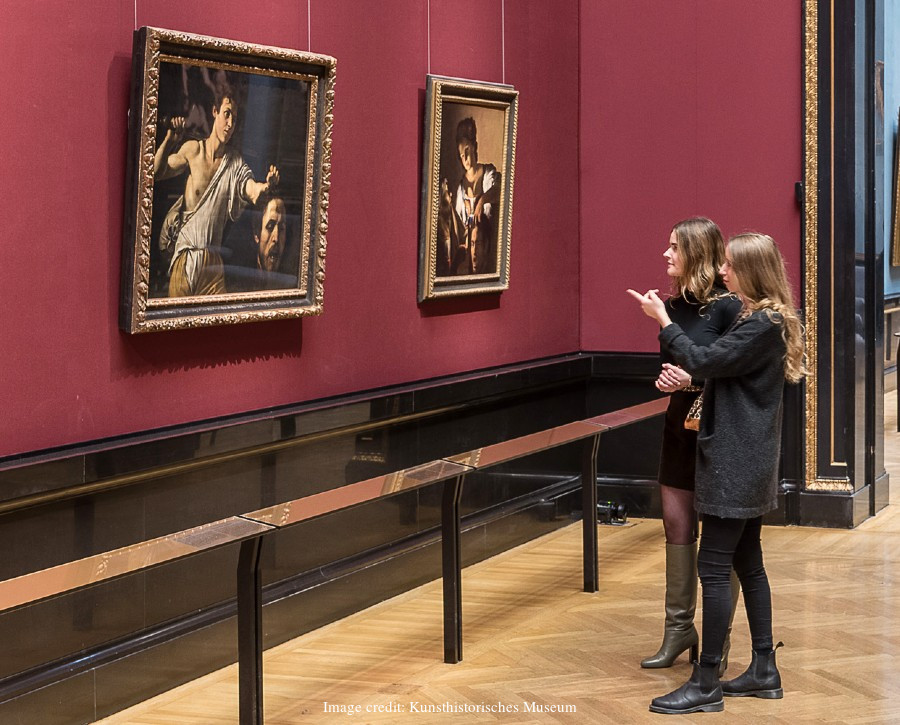 Caravaggio 'David with the head of Goliath', Vienna