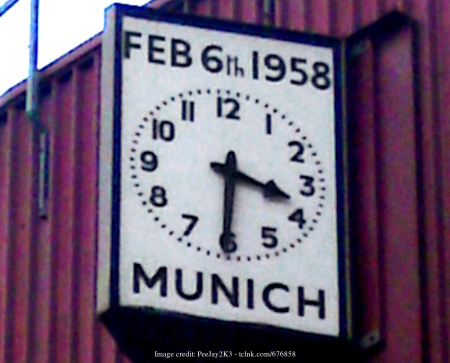 Munich Disaster Clock, Manchester