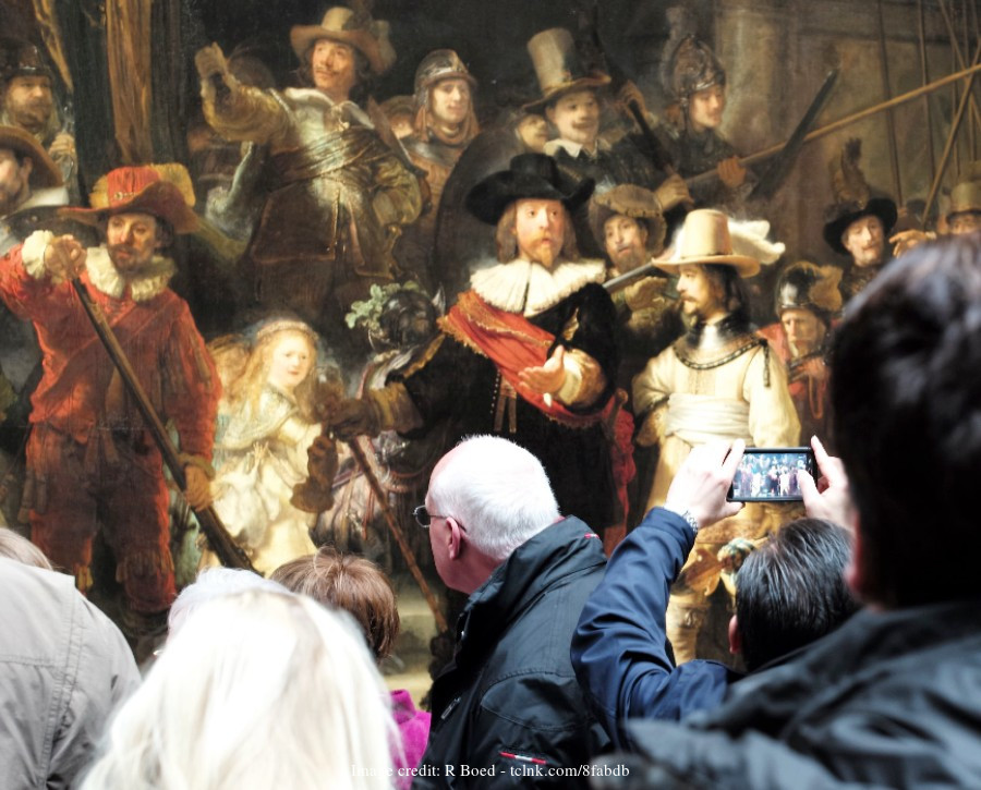 Rembrandt's The Night Watch, Amsterdam