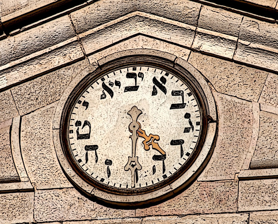 Hebrew clock, Prague