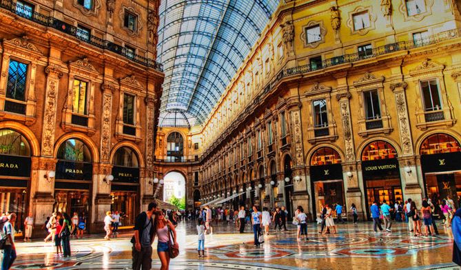 Quadrilatero d'oro, Milan