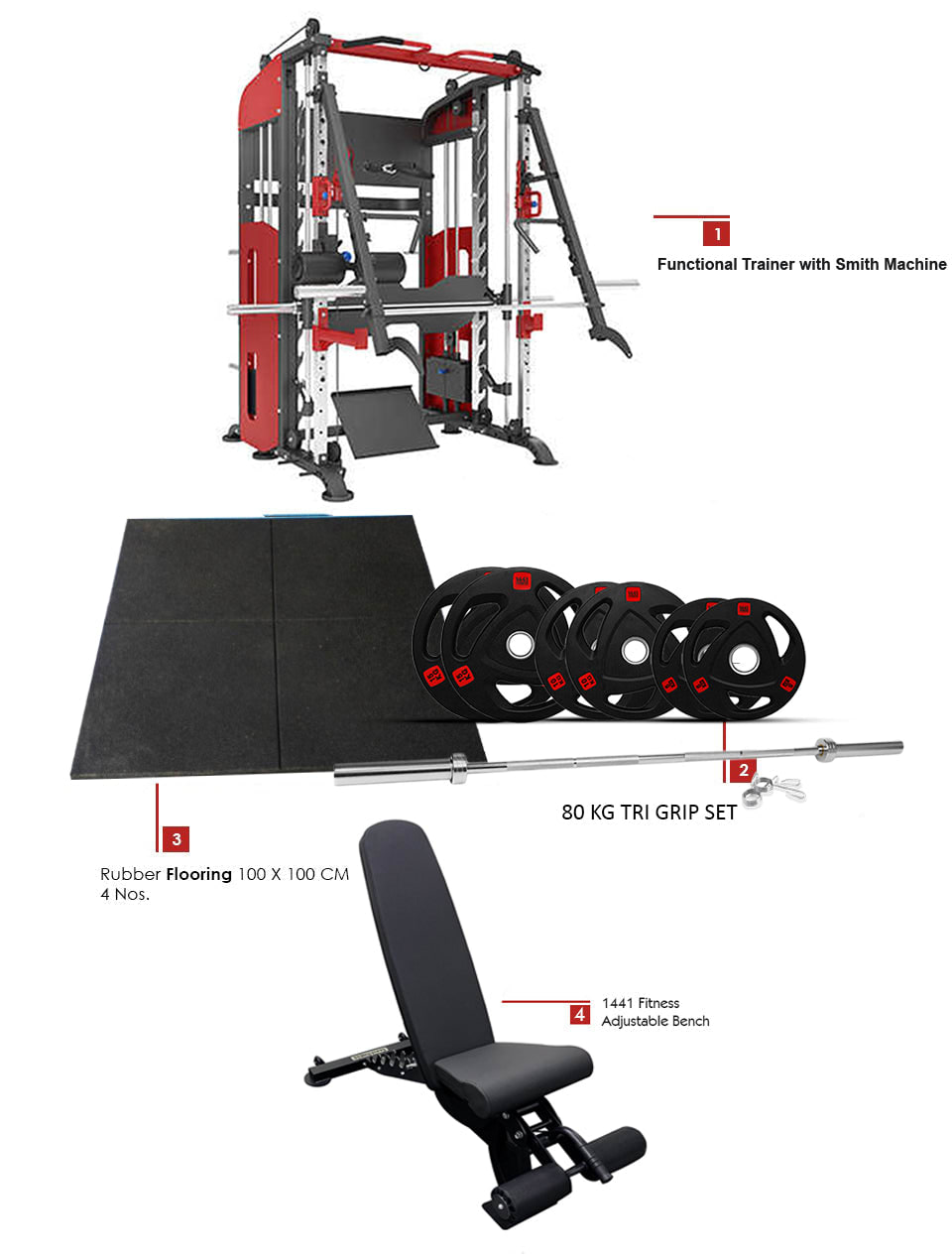 Combo Offer - Hex Dumbbell Set 2.5 Kg To 20 Kg With 3 Tier Dumbbell ...