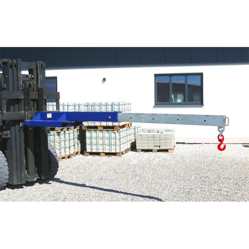 Staplerkran mit Teleskoparm 3465mm Kranarm Lastarm 4500 kg / 4,5 Tonnen ...