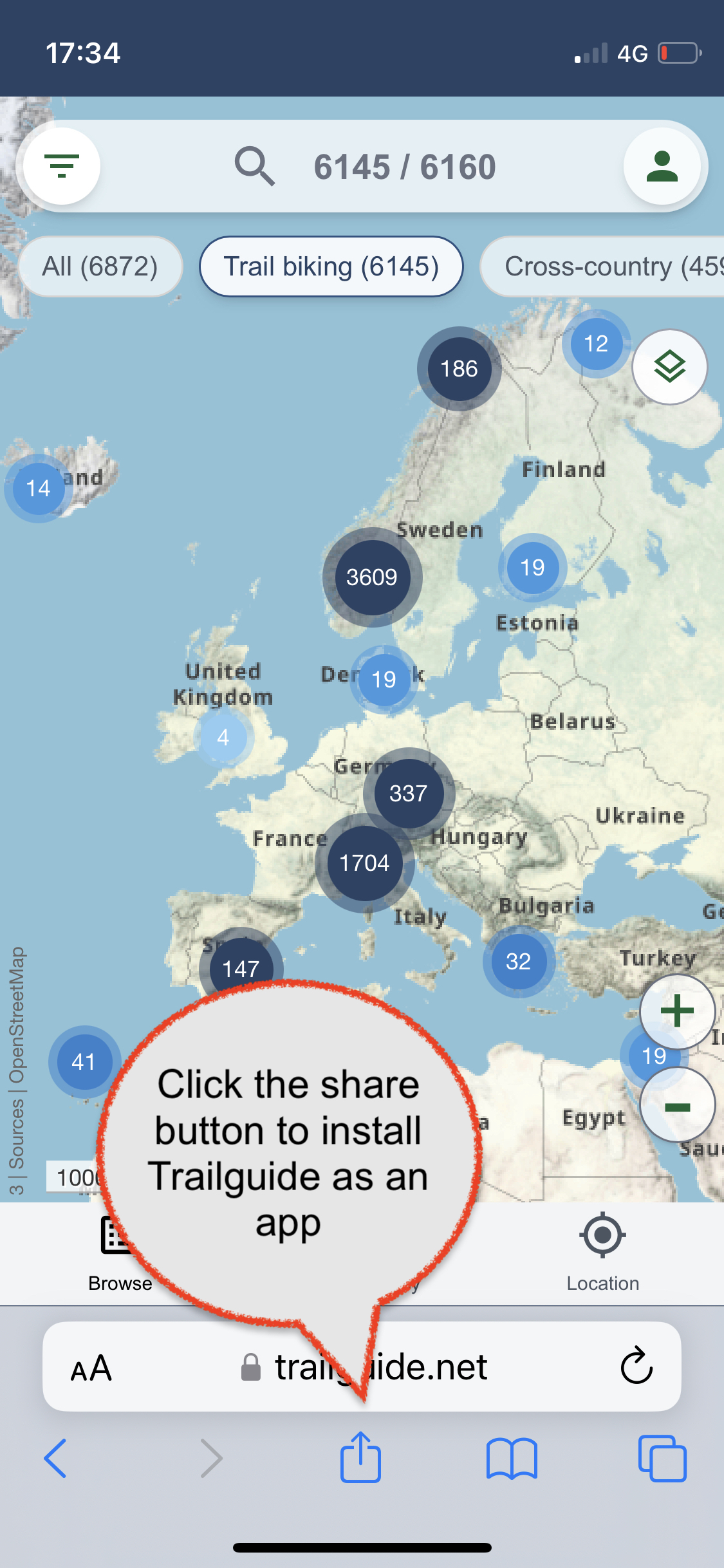 How to install Trailguide as an App | Trailguide AS