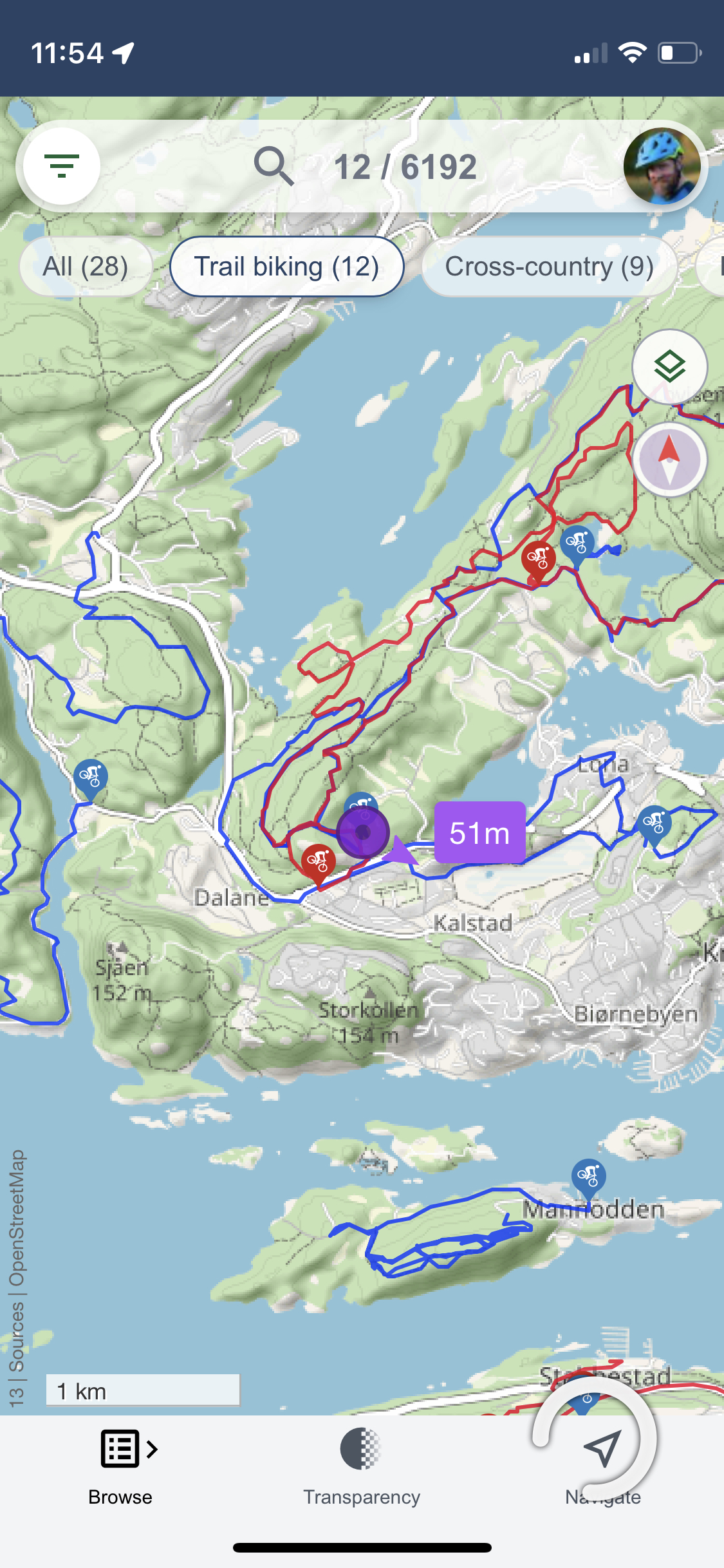 How do I use Trailguide for navigation? | Trailguide