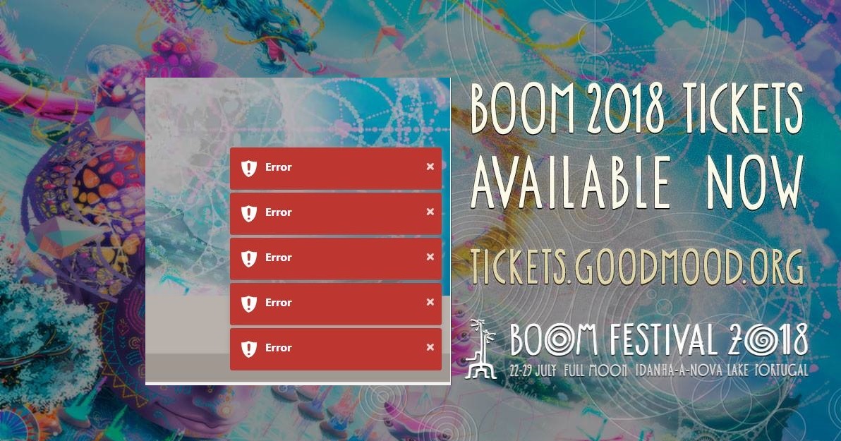 Important message from Boom Festival regarding ticket sales - Trancentral