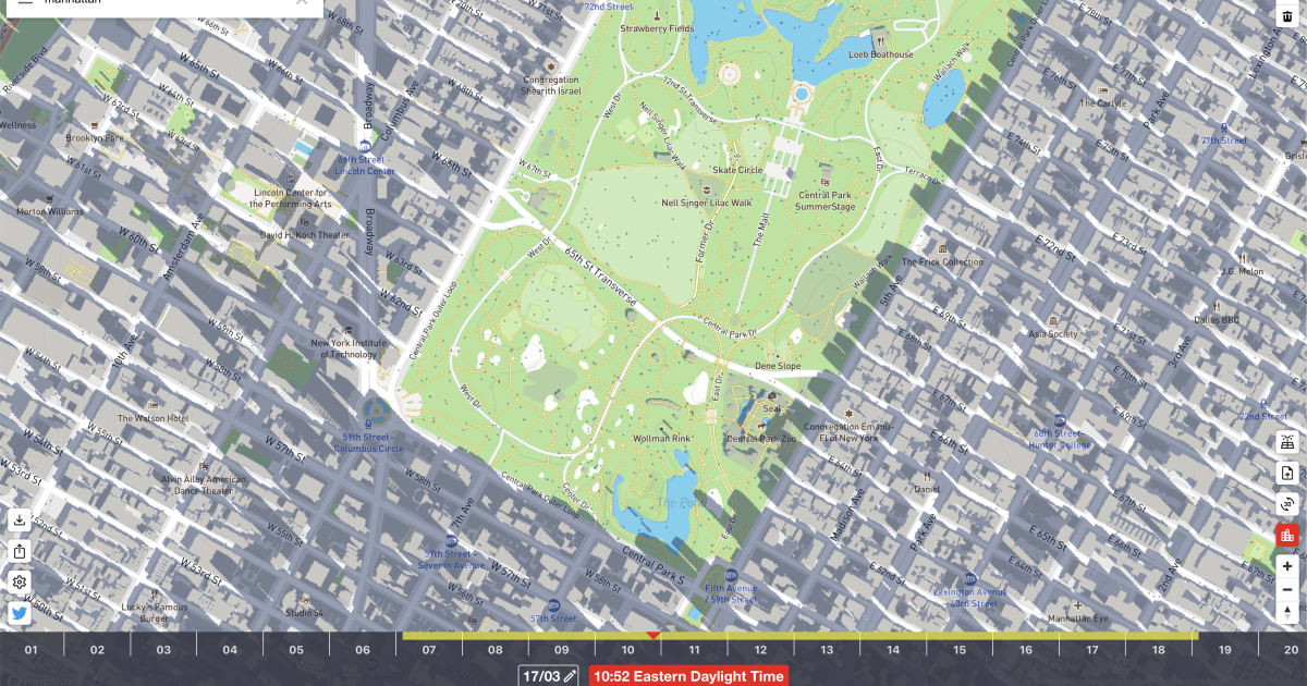 ShadeMap - Simulate sun shadows for any time and place | Travel Massive