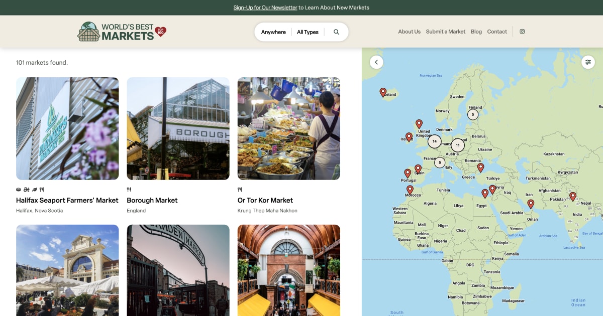 World's Best Markets - Support local and sustainable farmers markets ...