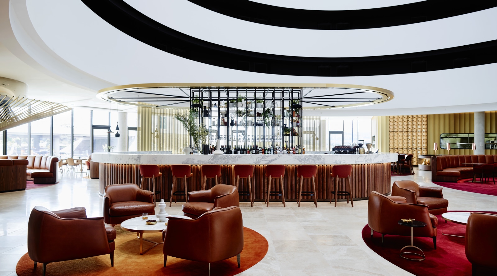 Canberra Airport Hotel design uses a circle motif,… | Trends