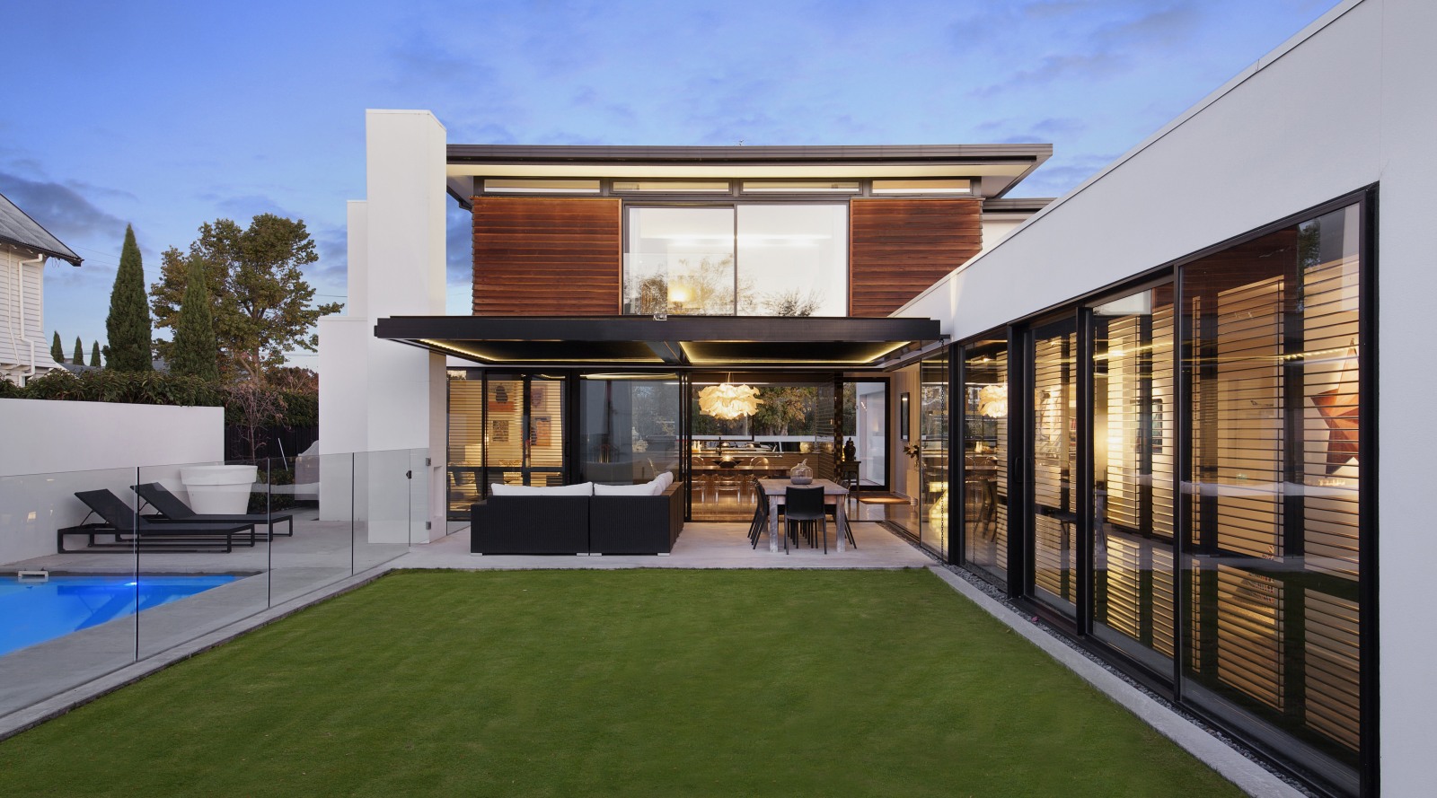 Contemporary home in clean lined geometric forms… | Trends