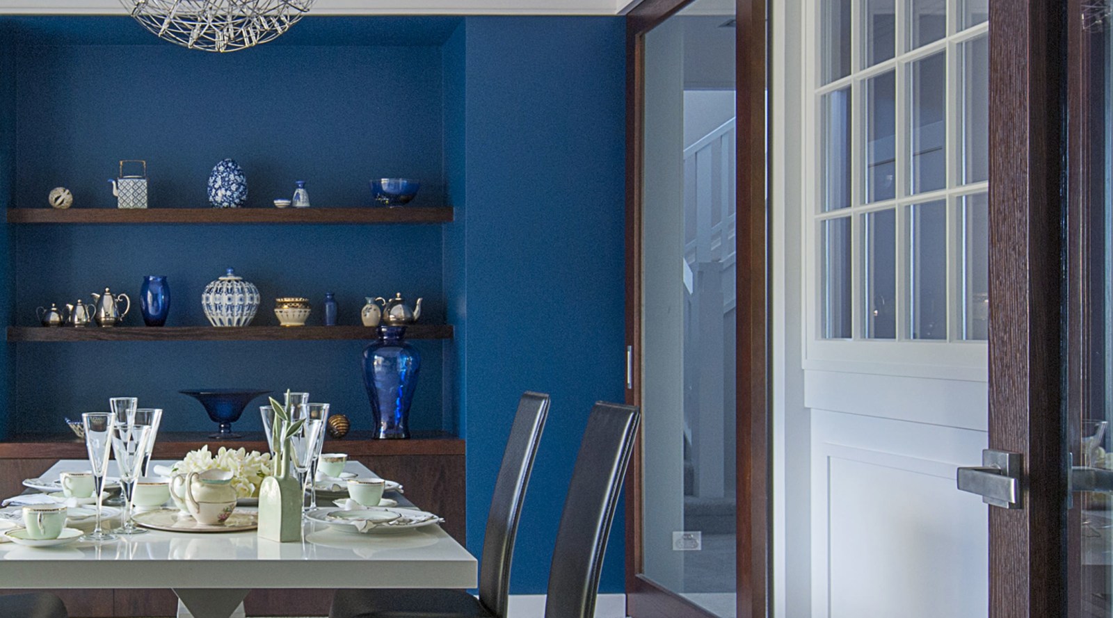 Strong colour helps anchor the interior design in… | Trends