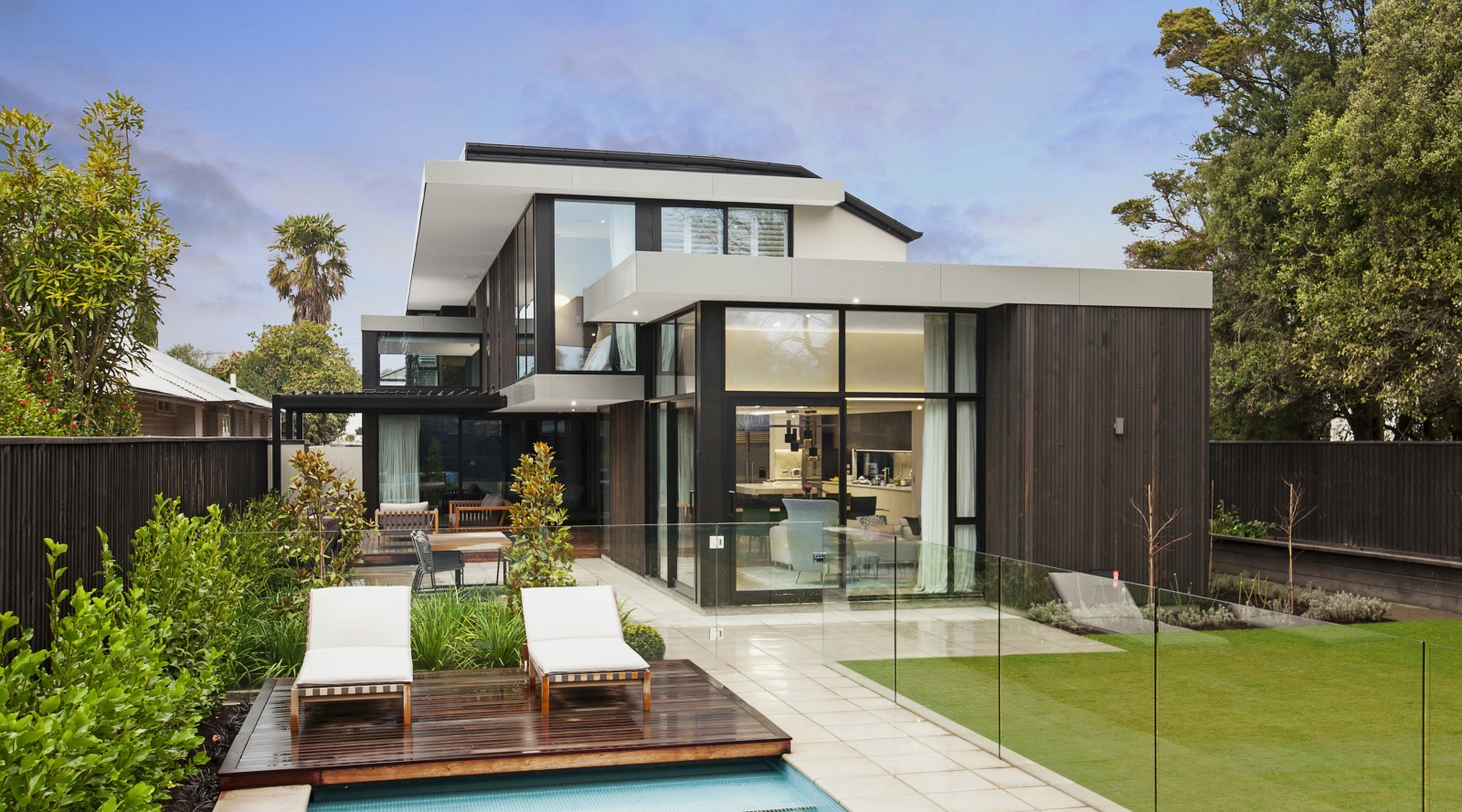 Private front facade gives way to openness and… | Trends