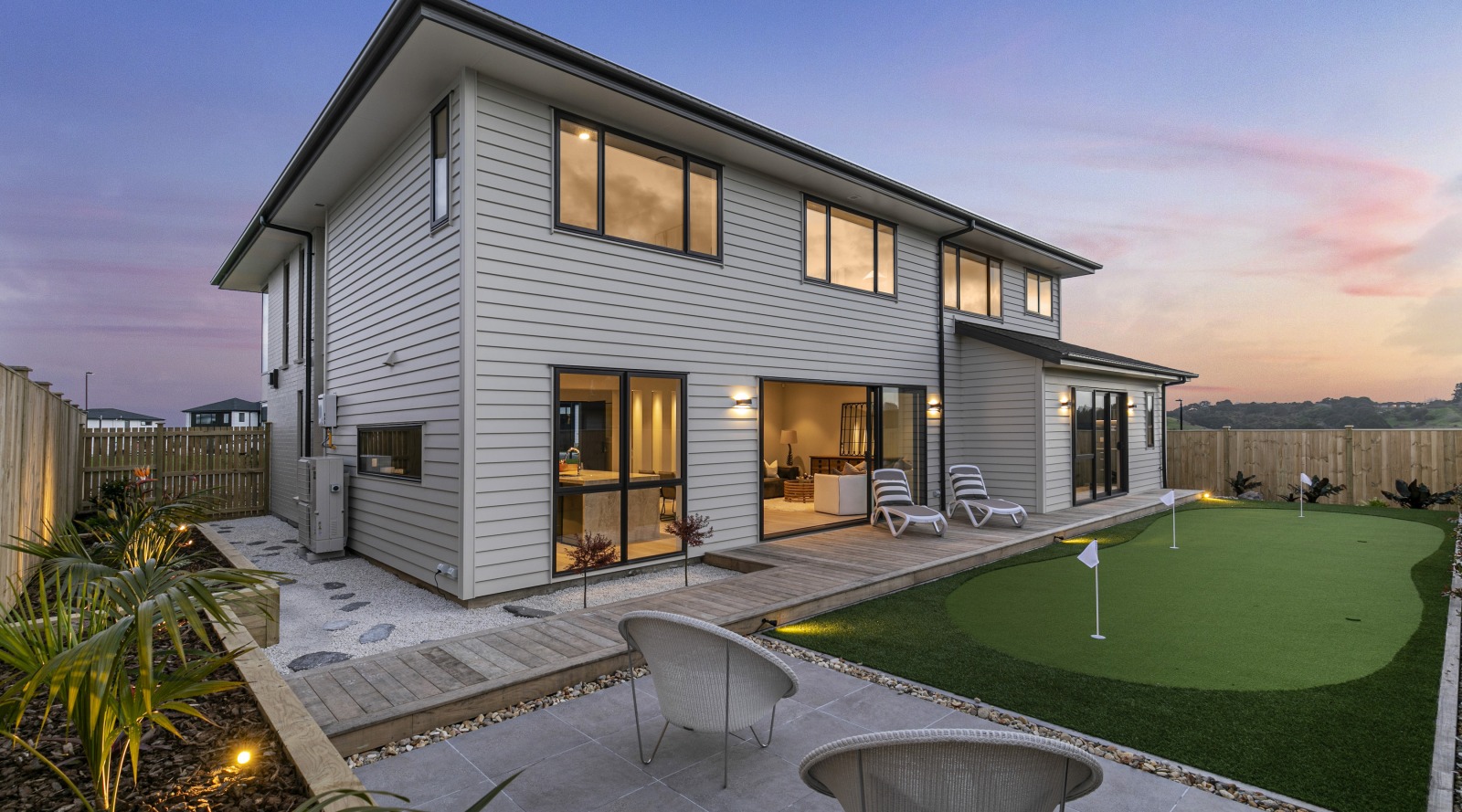 Showhome with love of golf built in | Trends