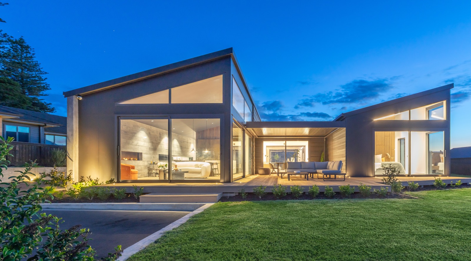 Large, bold new home with industrial accents | Trends