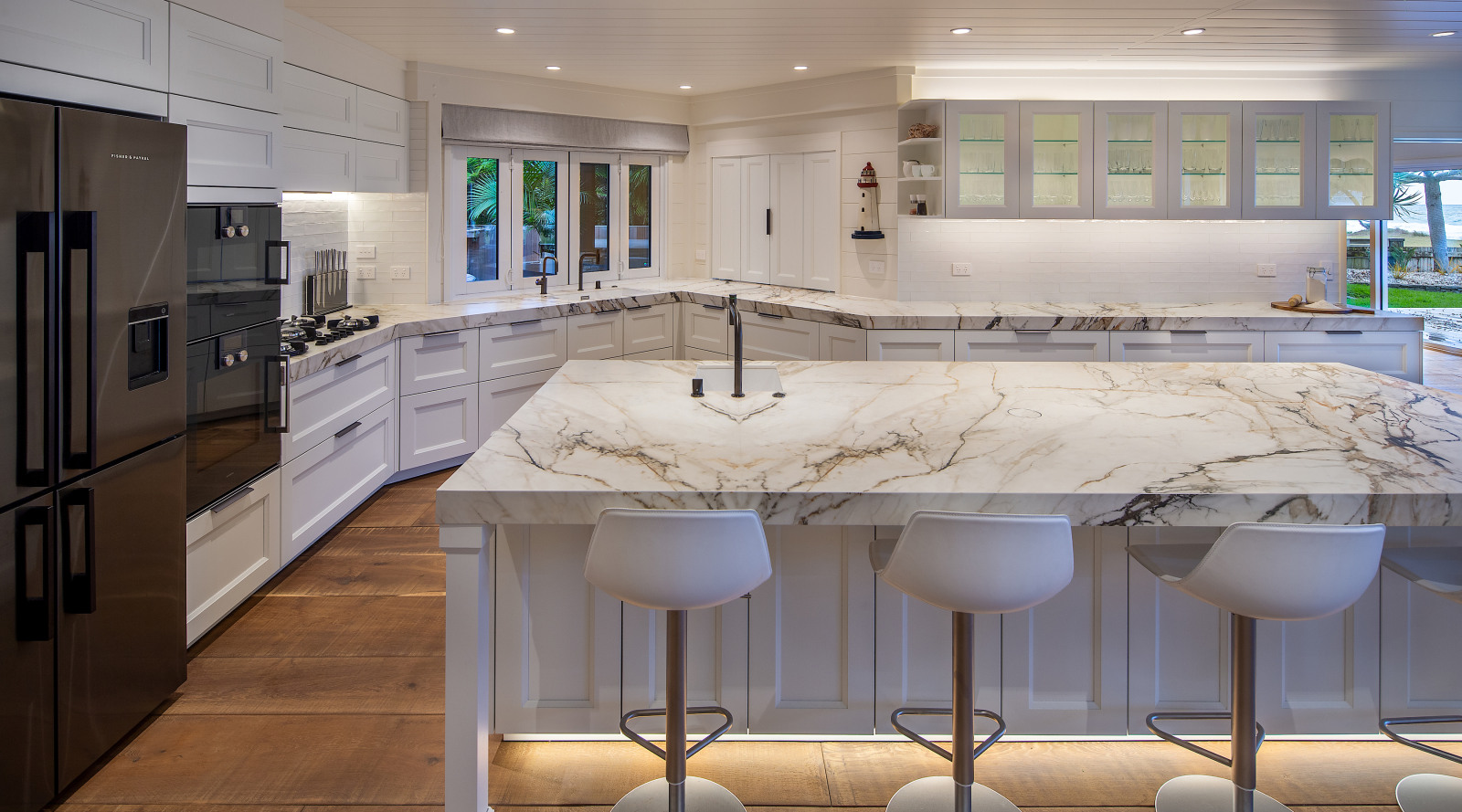 Marble benchtop connect kitchen | Trends