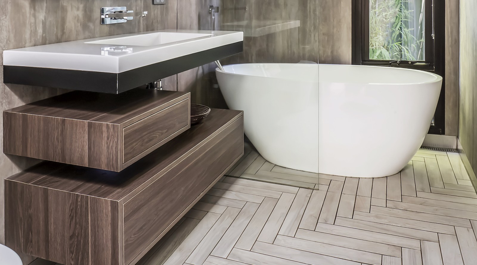 Vanity made up of separate components | Trends