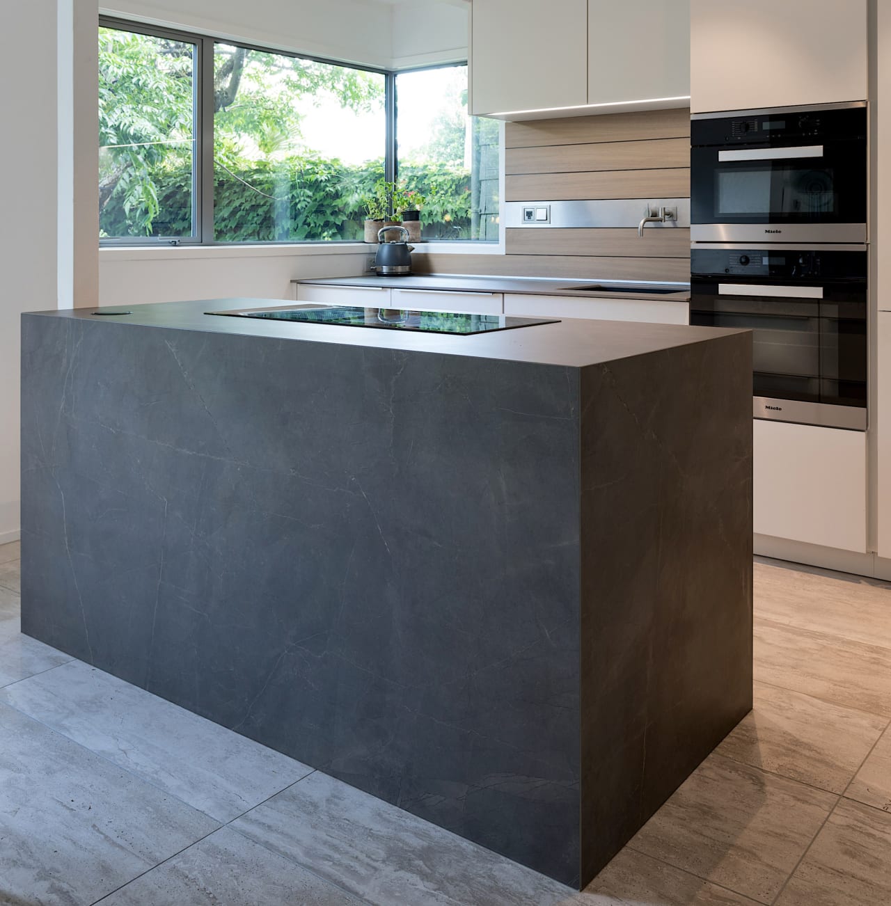 Pebble Rock Kitchen Island