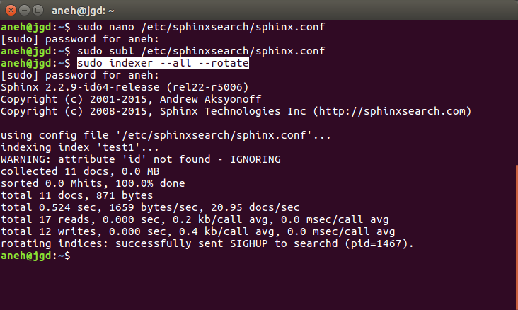 Setup and configure Sphinx Search Engine - Part 1 - TrinityTuts