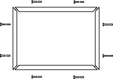 Standard Perimeter Trim Kit 500x500 Triple-S