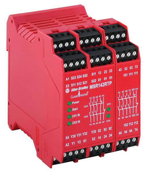 MSR142RTP Safety relay, 24VAC/DC Triple-S