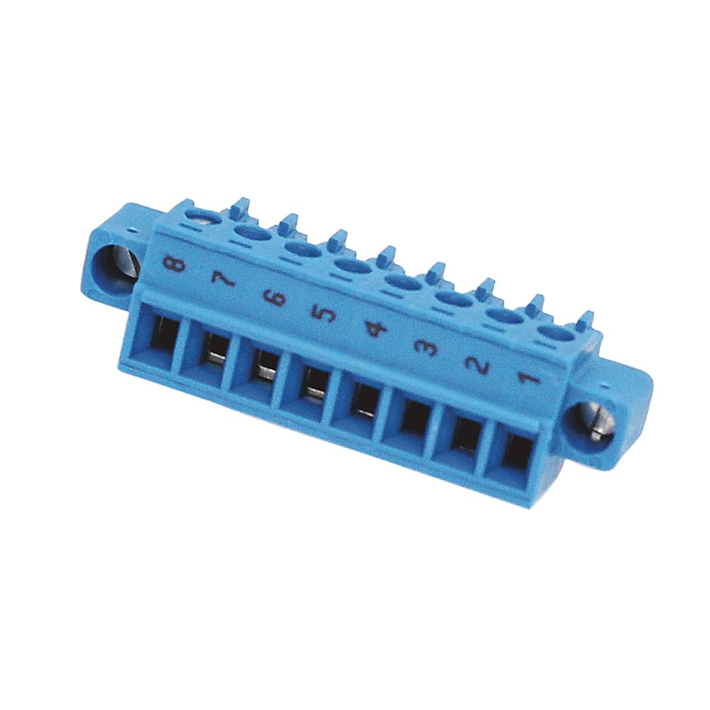 Intrinsically Safe Terminal, 8-Pole, Screw Triple-S