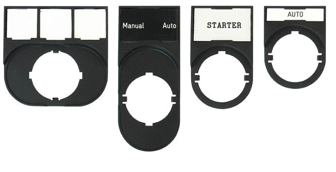 Nødstopp skilt Emg.Stop 60mm(latch mount Triple-S