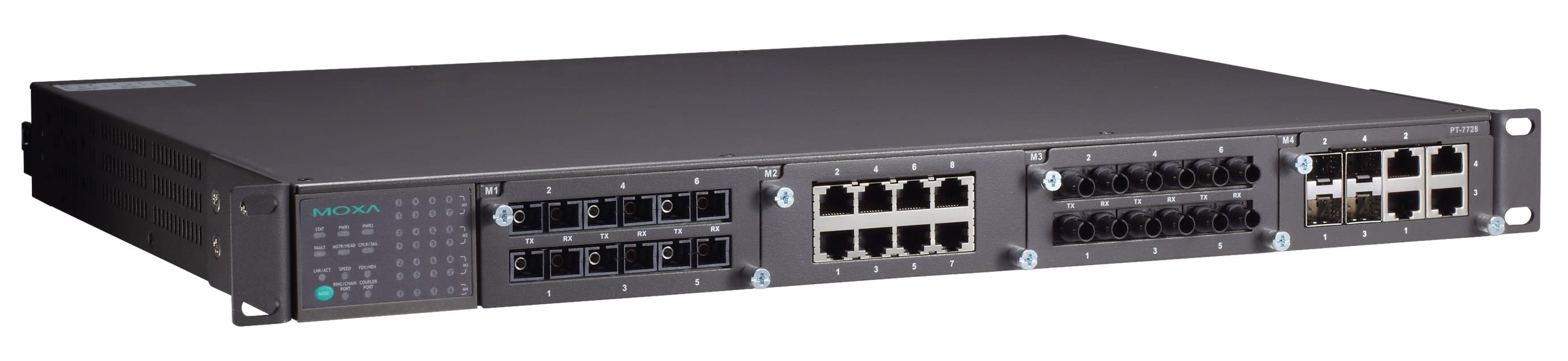 MOXA PT-7728-F-HV Triple-S