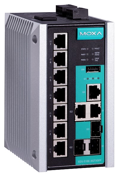 MOXA EDS-510E-3GTXSFP-T Triple-S
