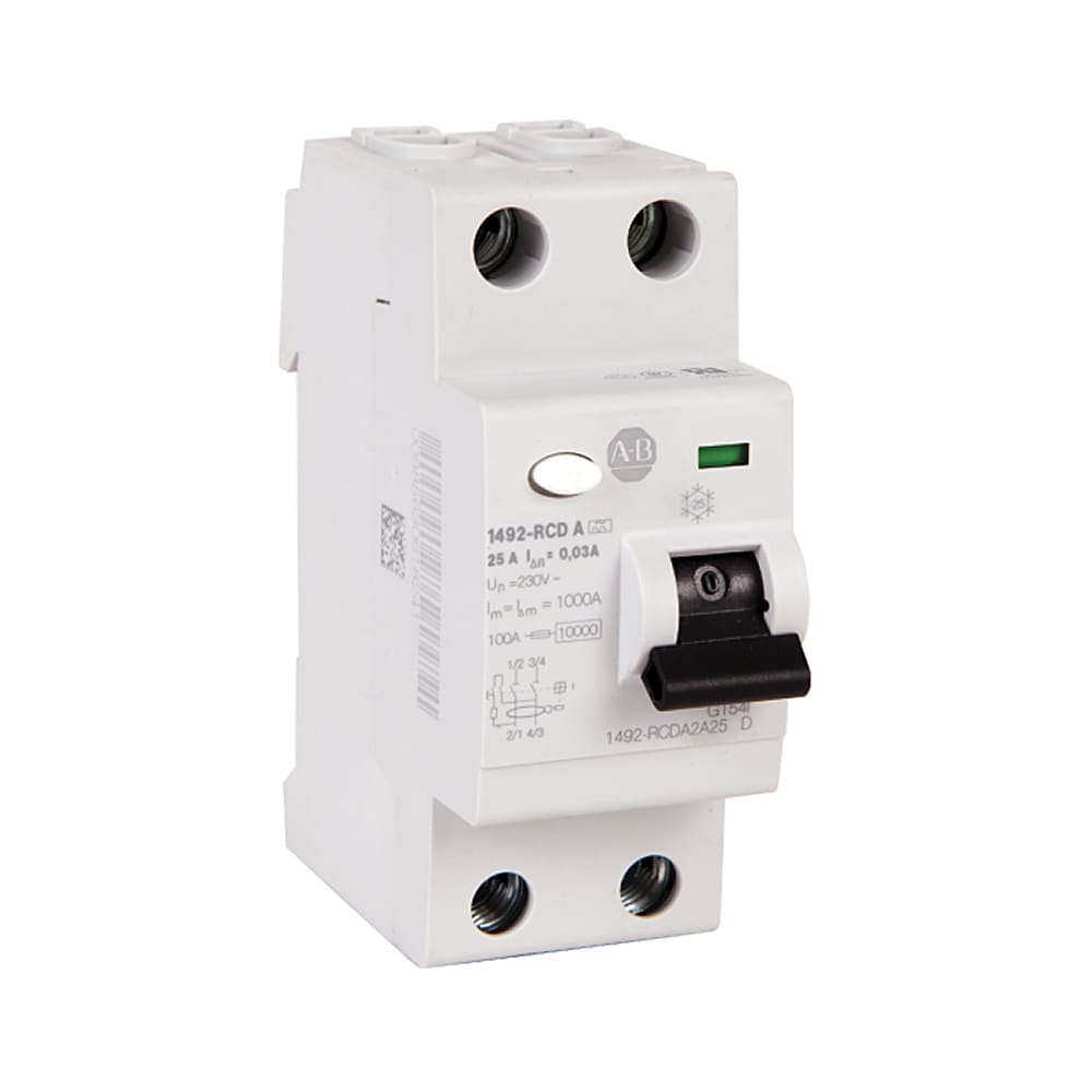 Residual Current Device 25A, 2 pole 30mA sensitivity Triple-S