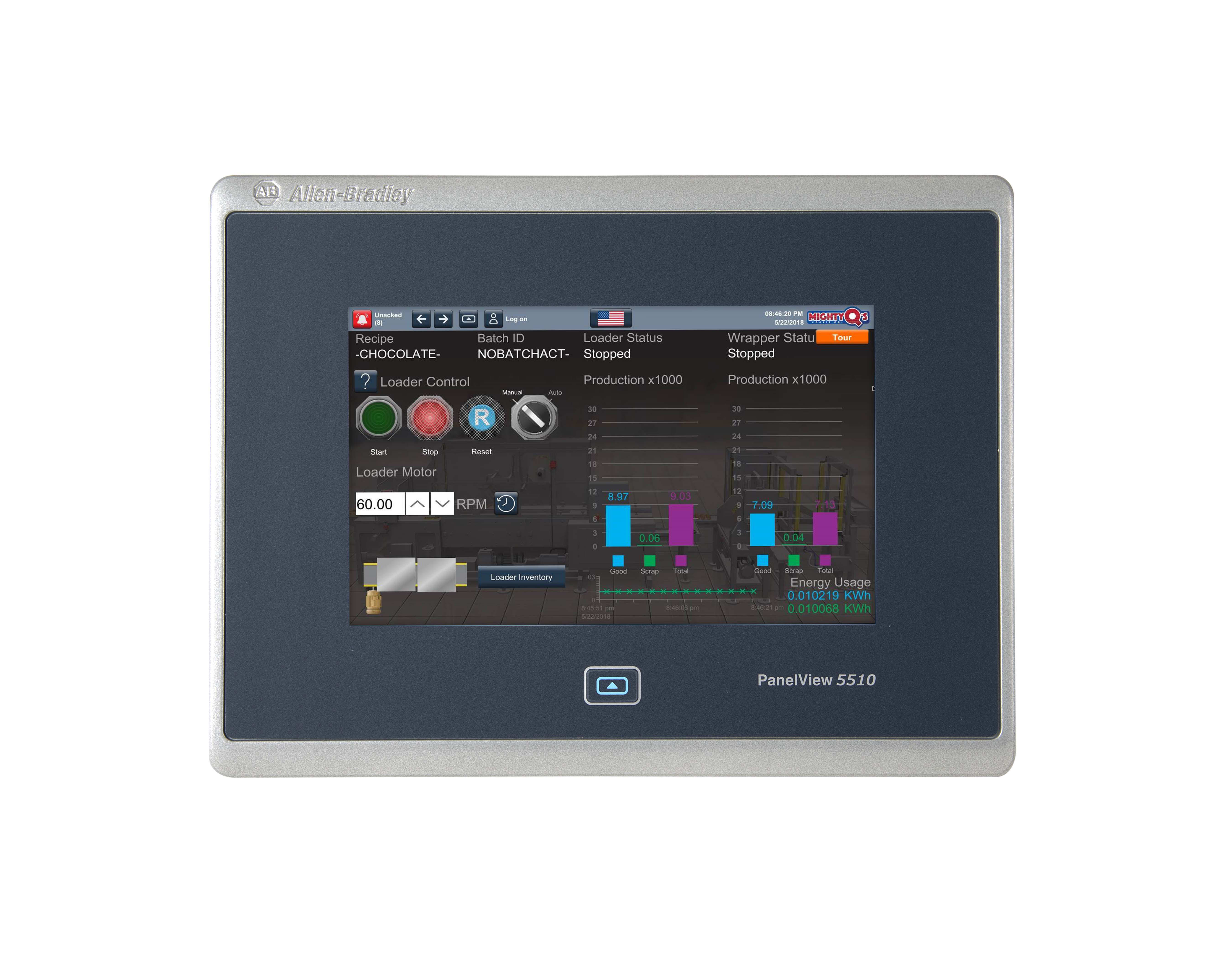 Panelview 5510 7 In Graphic Terminal Triple S