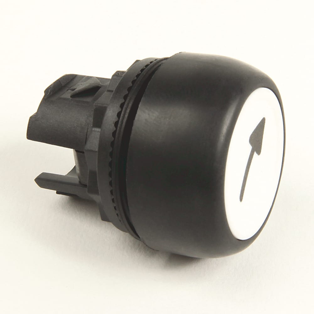 Trykkn. pil opp 45* høyre hvit,,vertikal Triple-S