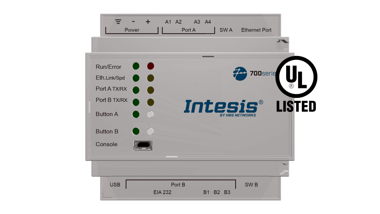 Intesis protocol translator with KNX, Serial and IP support - 3000 ...